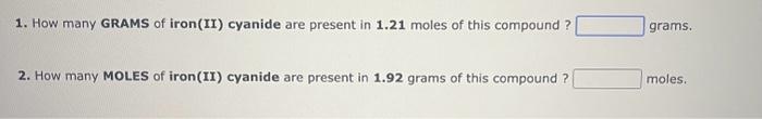 Solved 1. How many MOLES of silicon dioxide are present in | Chegg.com