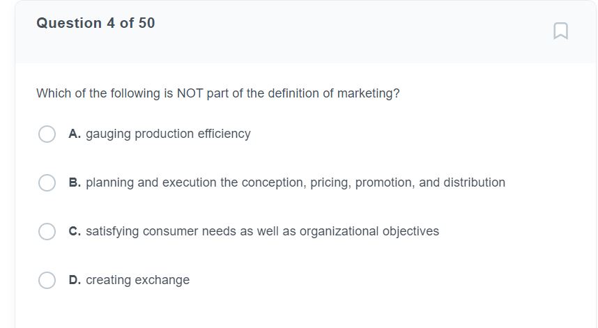 Solved Question 4 ﻿of 50Which of the following is NOT part | Chegg.com