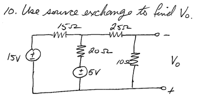 Solved Use source exchange to find Vo. | Chegg.com