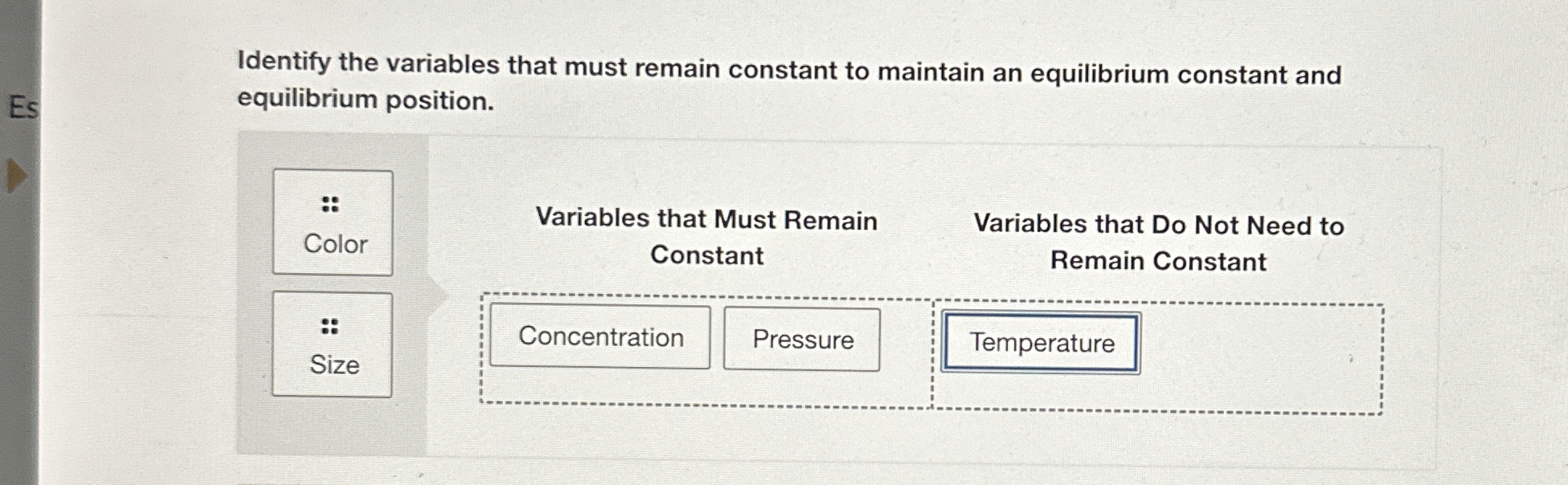 Solved Identify the variables that must remain constant to | Chegg.com