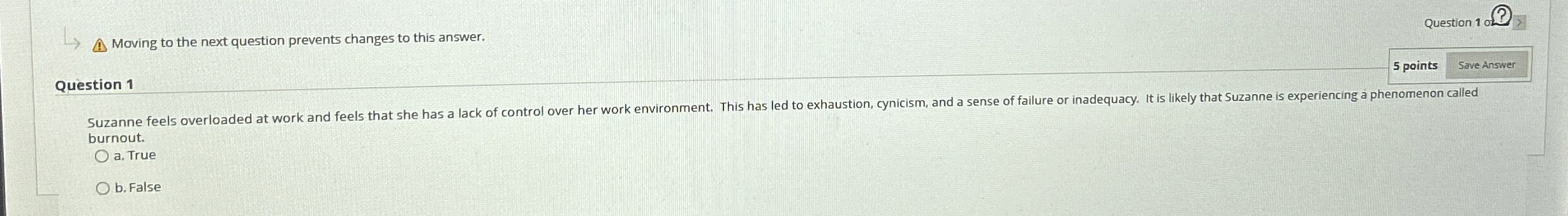 Solved A Moving to the next question prevents changes to | Chegg.com