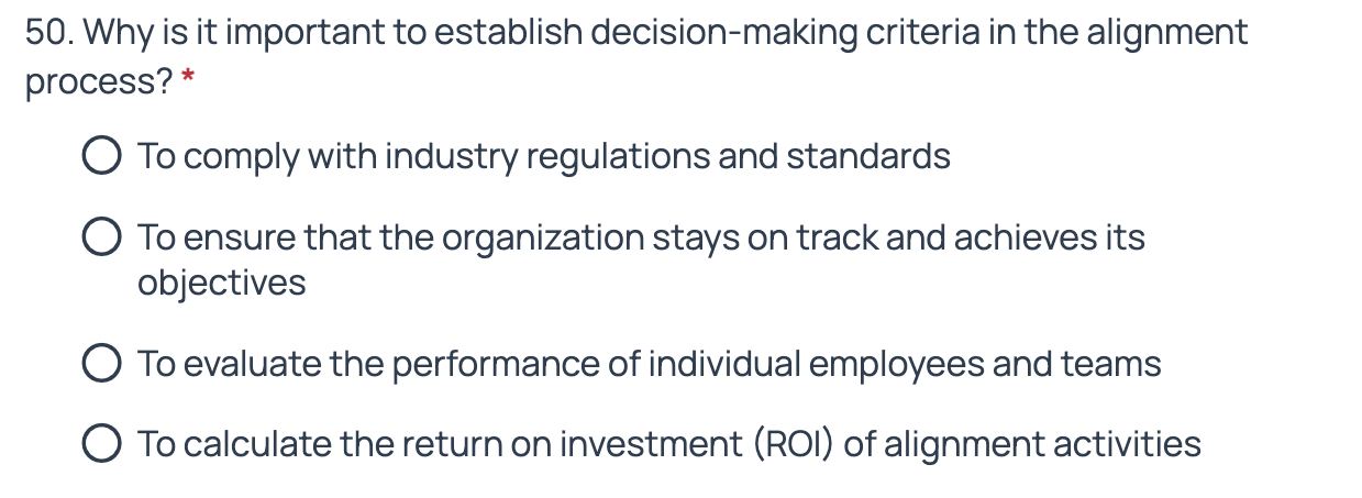 Solved Why is it important to establish decision-making | Chegg.com