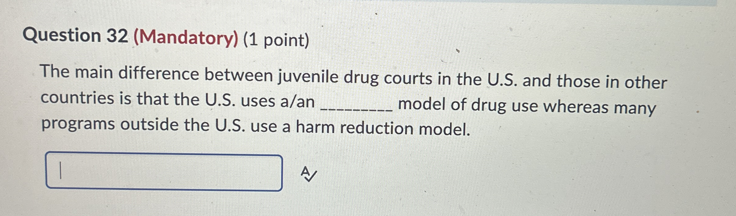 Solved Question 32 (Mandatory) (1 ﻿point)The main difference | Chegg.com