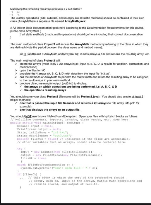 Solved Programming Project 3 DUE: See Canvas Project 3 link. | Chegg.com
