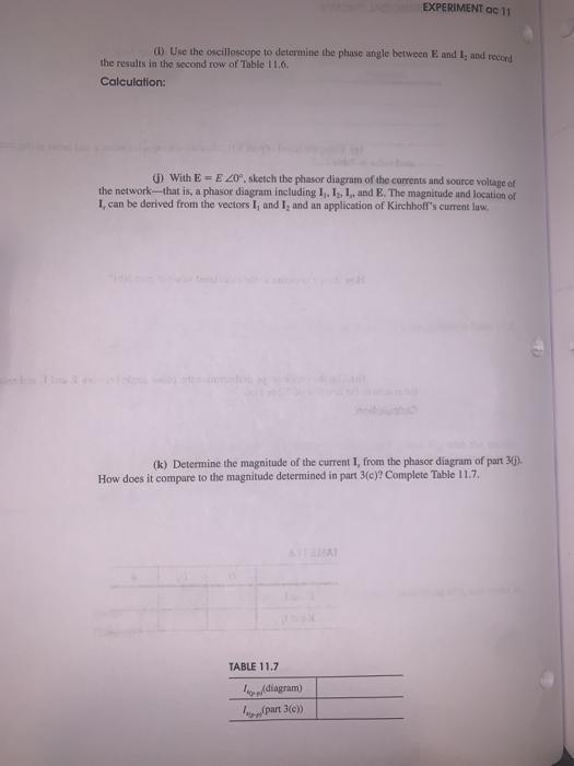 Solved Part 3 R-L-C Series-Parallel Network (a) Construct | Chegg.com