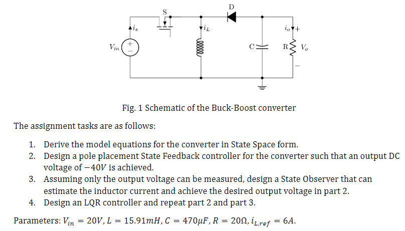 Solved can you teach me how to design a pole placement state | Chegg.com