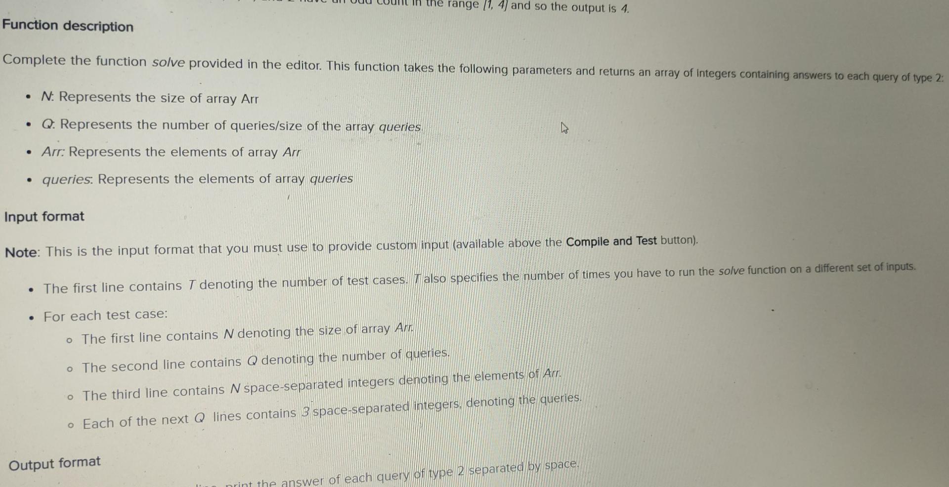Solved Note: Assume 1-based indexing. Explanation | Chegg.com