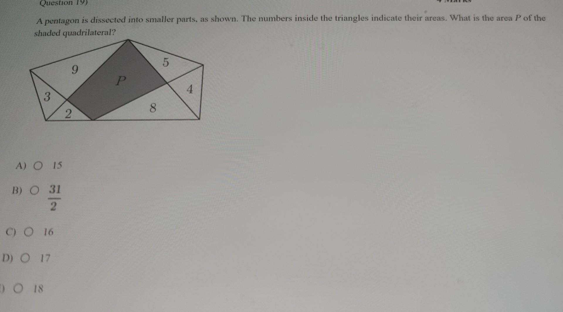 Solved A pentagon is dissected into smaller parts, as shown. | Chegg.com