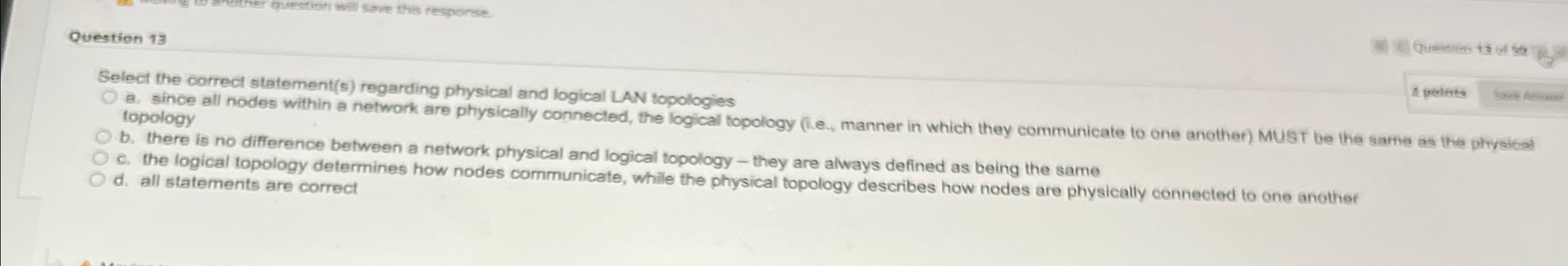 Solved pisestinh mall sove this resporse.Question 13Select | Chegg.com