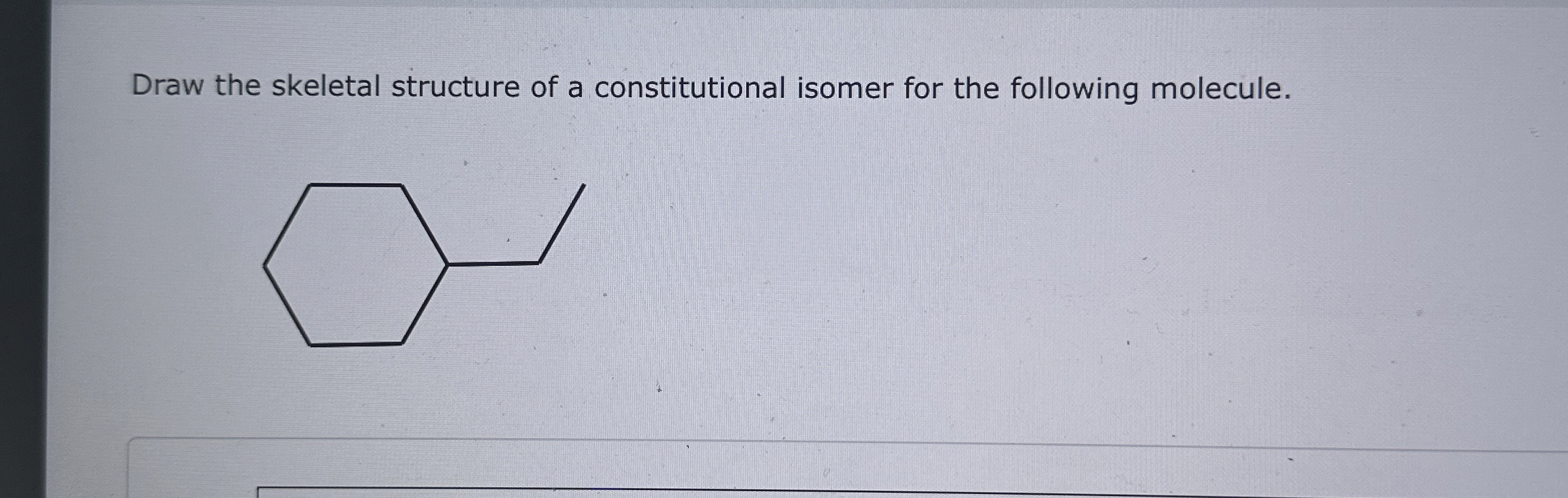 Solved Draw the skeletal structure of a constitutional | Chegg.com