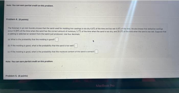 Solved Notet Vou can earn partial credit on this problem. | Chegg.com