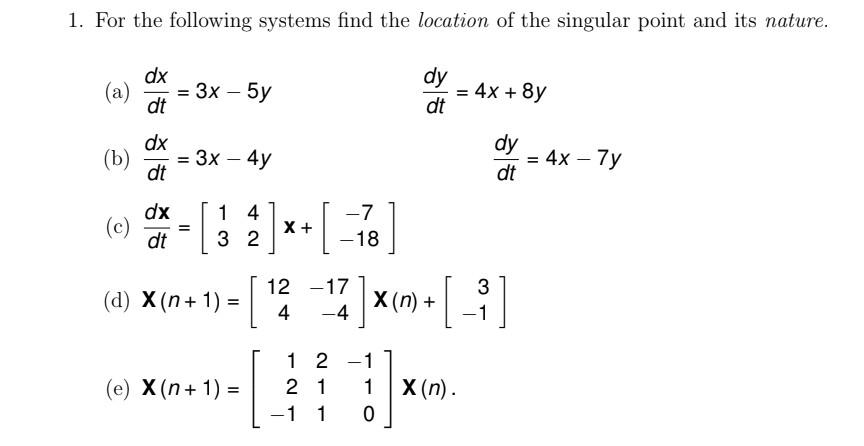 Solved please do this without skipping steps, I know the | Chegg.com