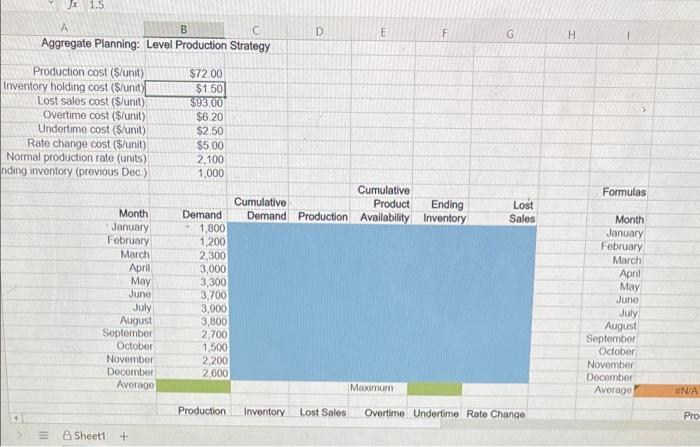 Solved 1. What is the average monthly demand? Round your | Chegg.com