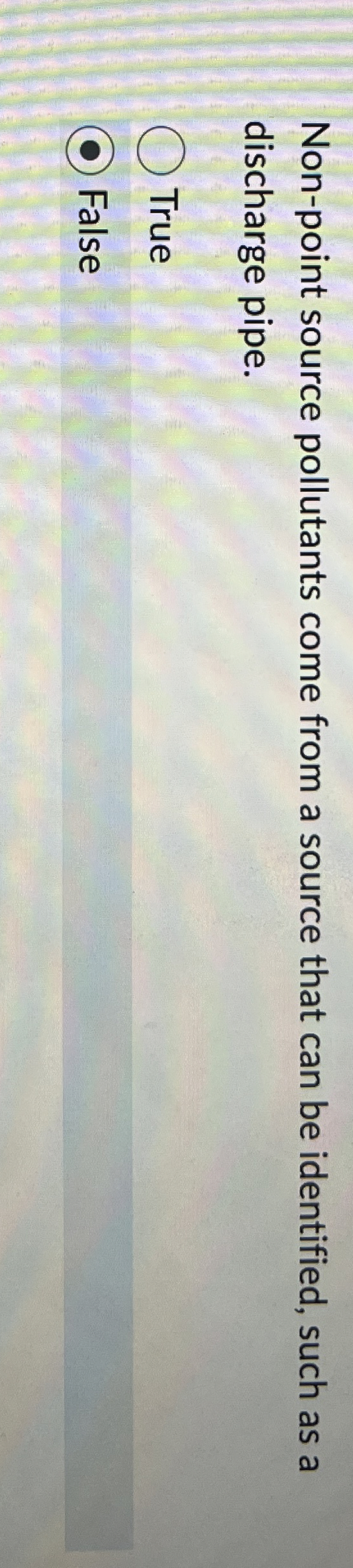 Solved Non-point source pollutants come from a source that | Chegg.com