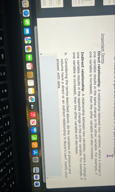 Important TermsDirect relationship: A relationship | Chegg.com