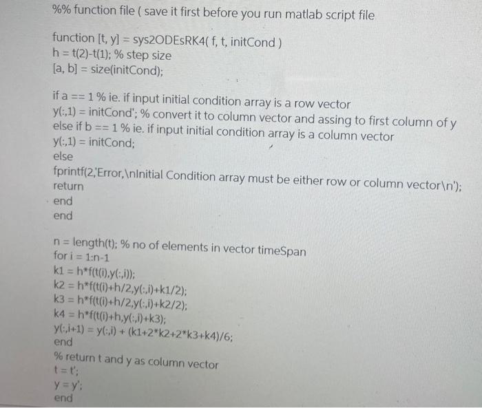 Solved 2. 10 points (done by MATLAB: NO Code submission | Chegg.com