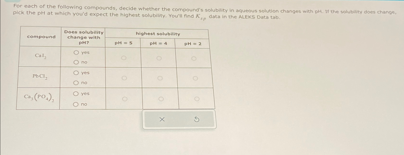 Solved For each of the following compounds, decide whether | Chegg.com