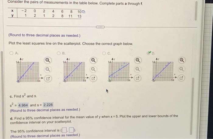 Solved (Round to three decimal places as needed.) Plot the | Chegg.com