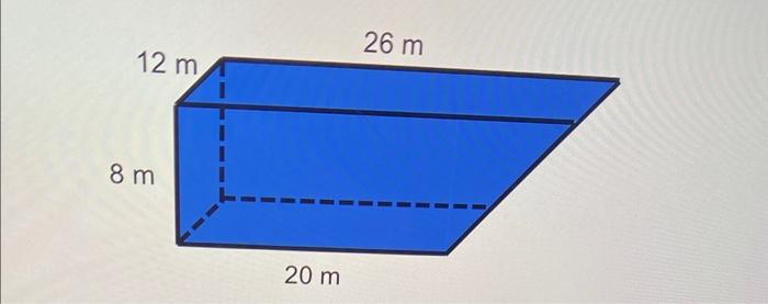 Solved a) Determine the surface area of the pool in meters | Chegg.com