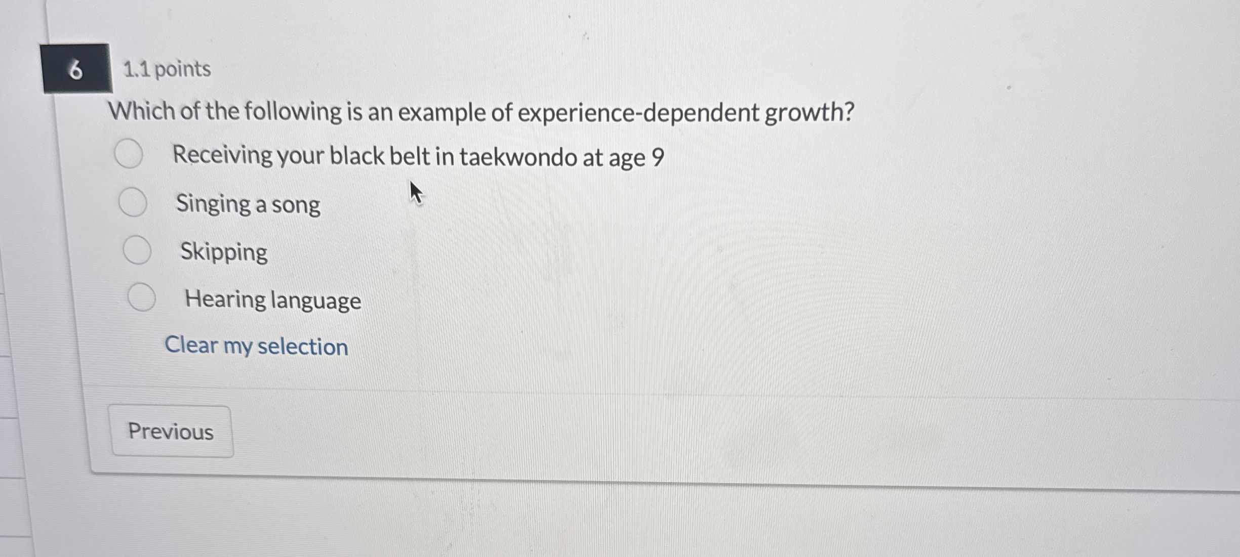 Solved 61.1 ﻿pointsWhich of the following is an example of | Chegg.com