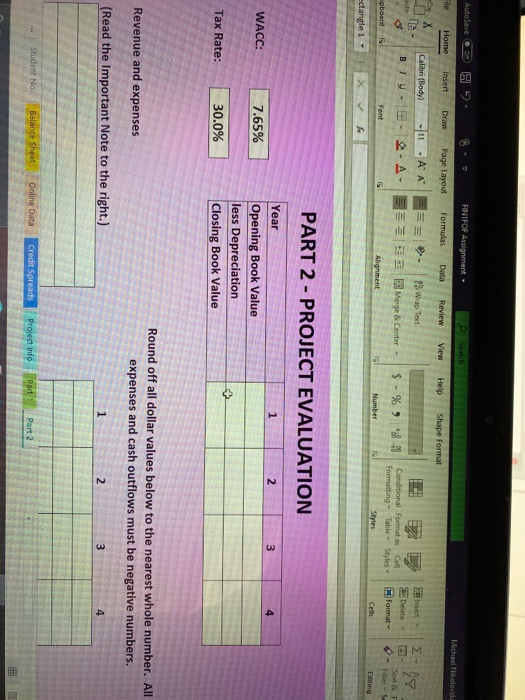 Solved AutoSave H. FINI FOF Assignment Search Michael | Chegg.com