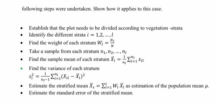 Solved Refer to information in 1.6 The one-hectare plot has | Chegg.com