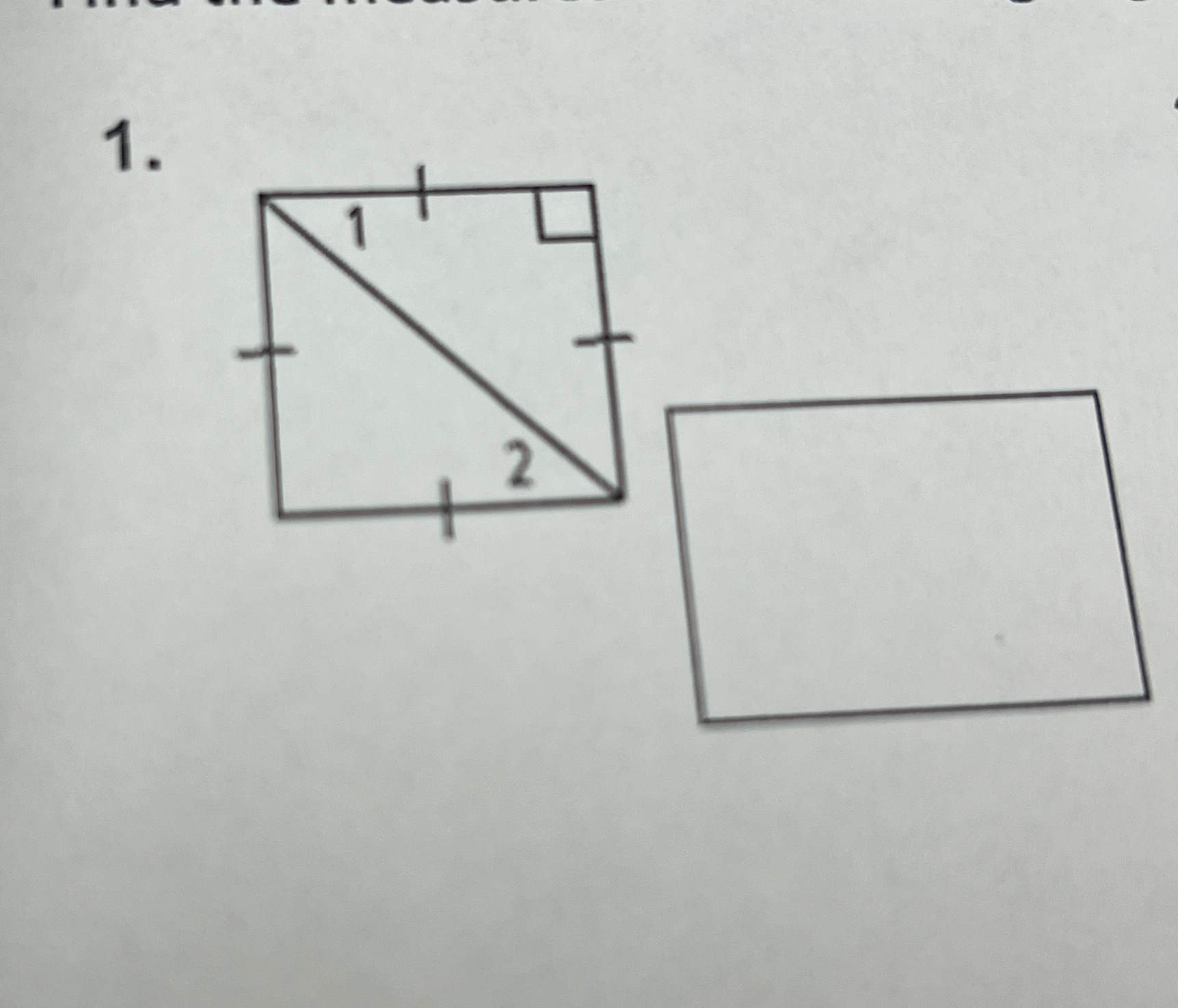 Solved Find the measures of the missing angles in each | Chegg.com