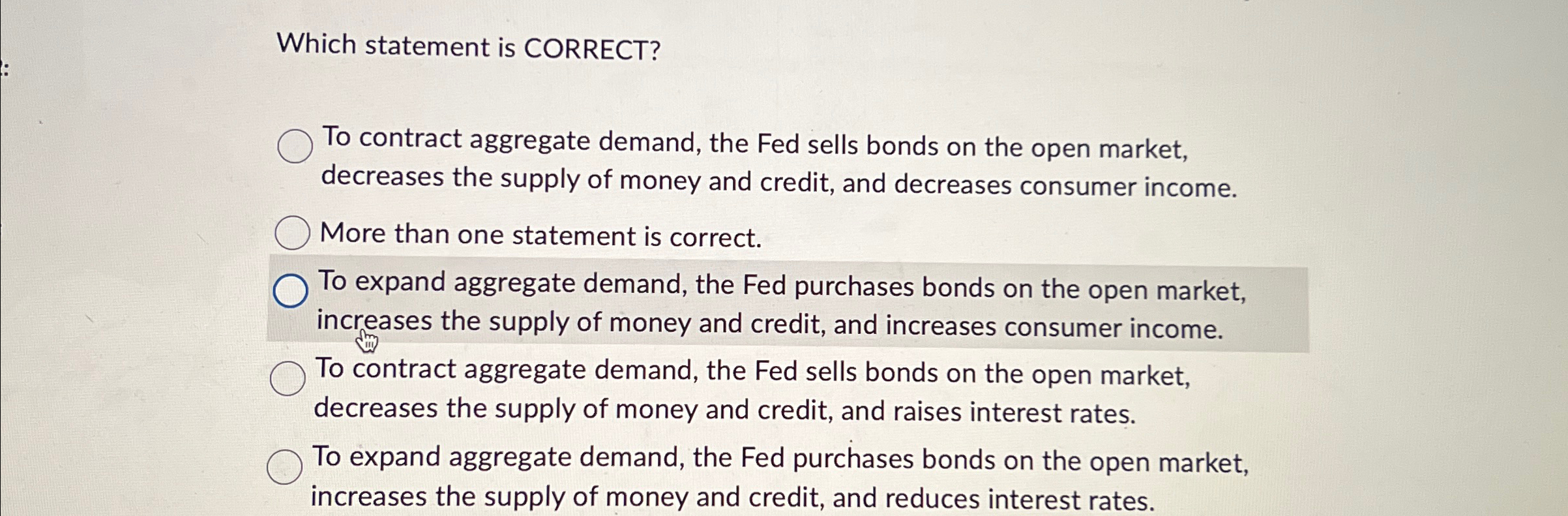 Solved Which statement is CORRECT?To contract aggregate | Chegg.com