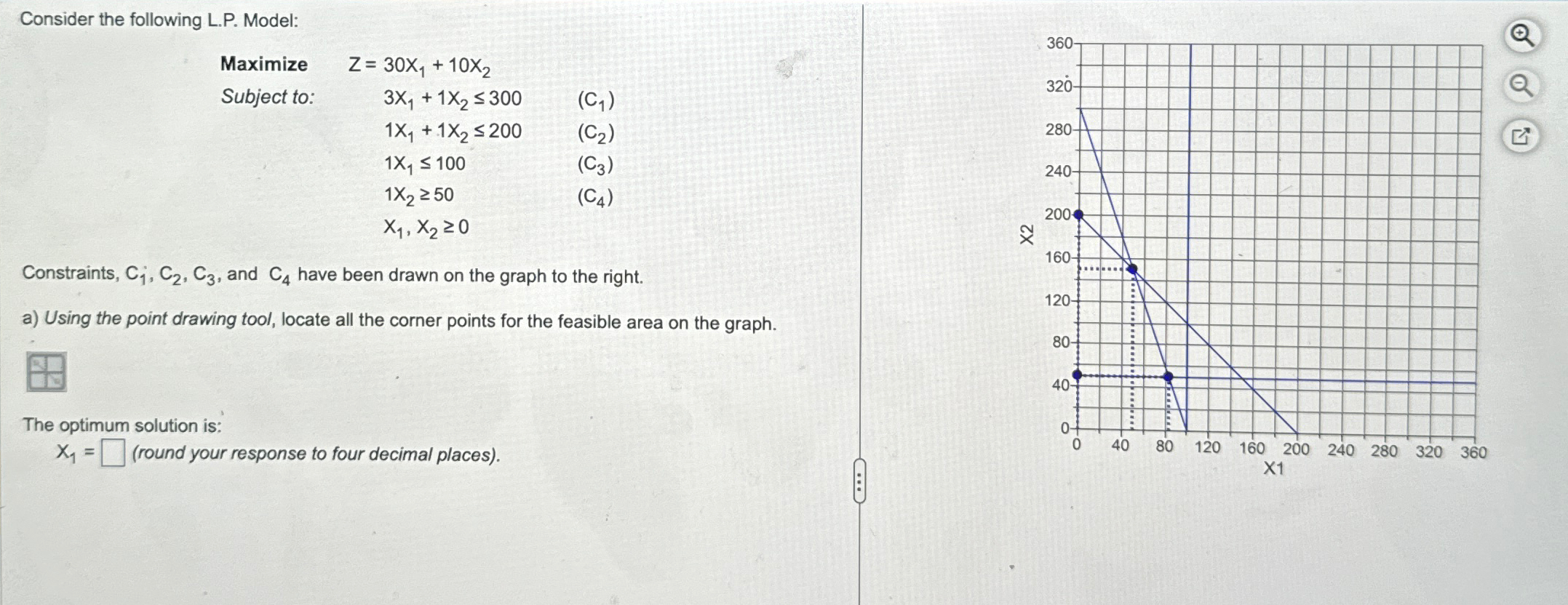 Solved Consider the following L.P. ﻿Model: ﻿Maximize | Chegg.com