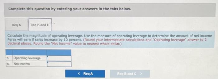 Solved Exercise 11-15A (Algo) Using contribution margin | Chegg.com