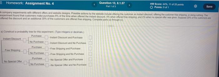 Solved Homework Assignment No 4 Question 13 8 1 67 Part