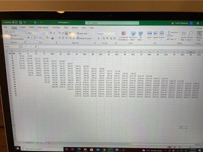 Solved Looking for someone who is good at excel coding. I | Chegg.com