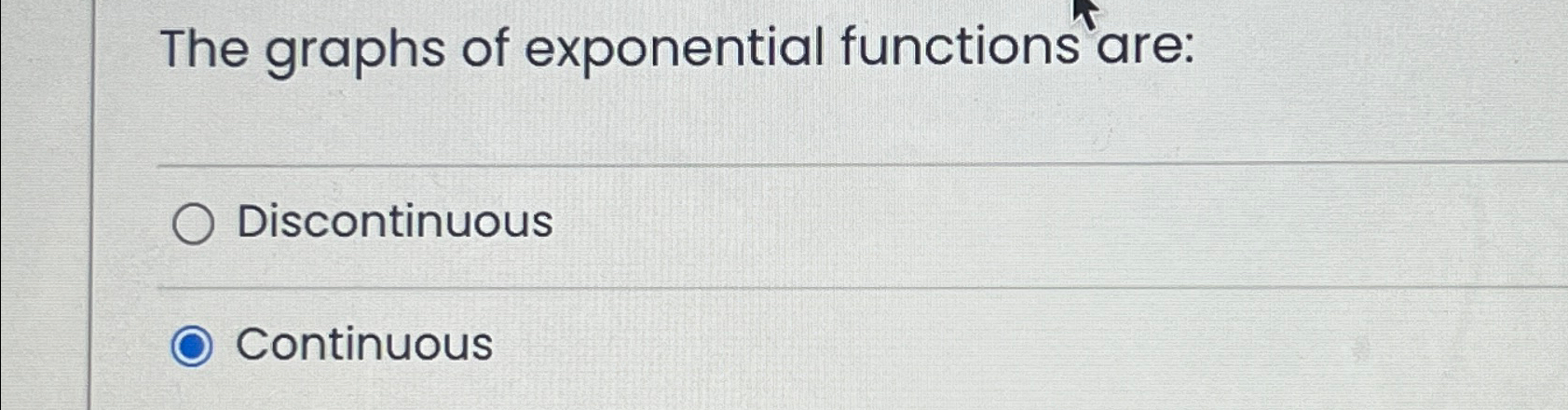 Solved The graphs of exponential functions | Chegg.com