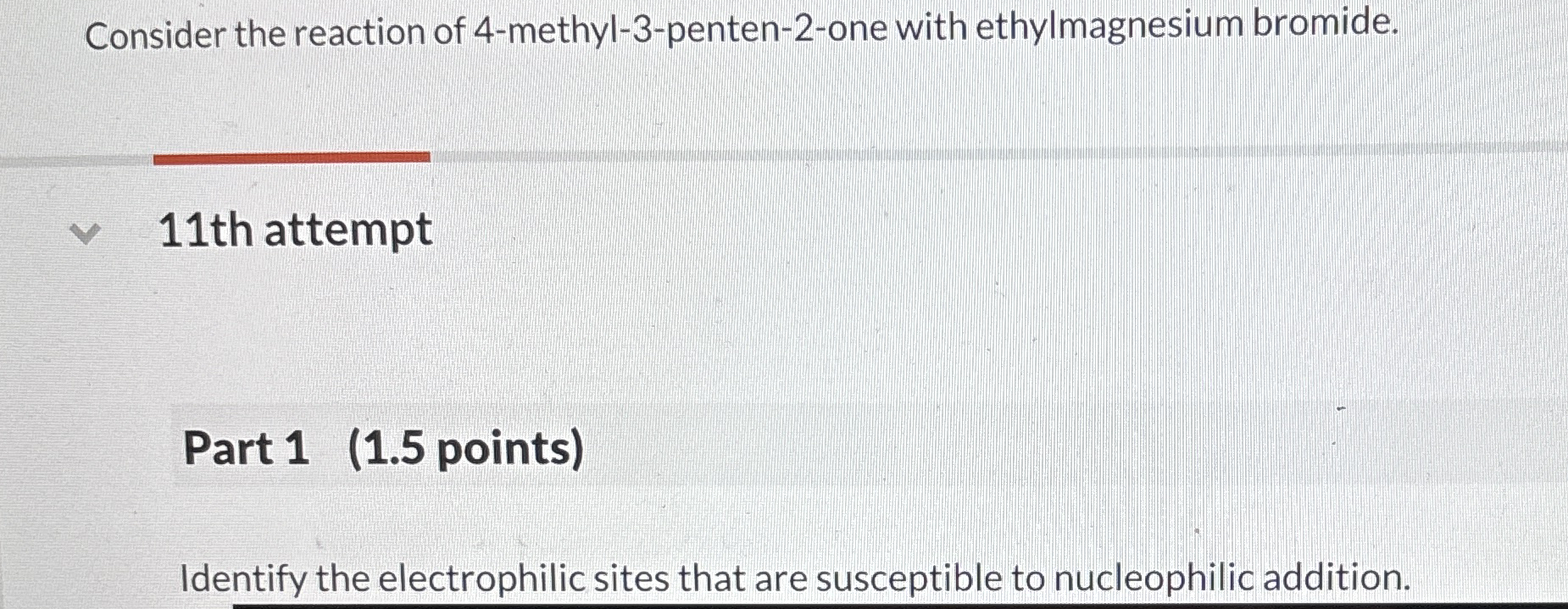 Solved Consider the reaction of 4-methyl-3-penten-2-one with | Chegg.com