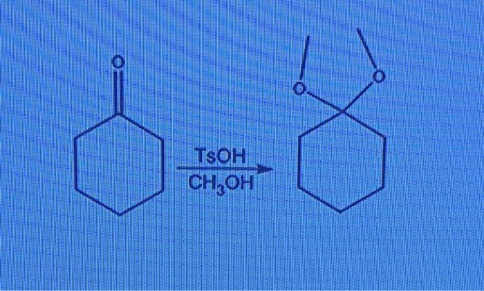 Solved O o TSOH CH3OH O TSOH Сн,он | Chegg.com