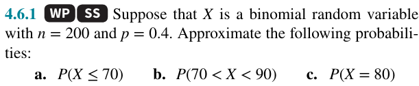 Solved 4.6.1 WP SS ﻿Suppose that x is ﻿a binomial random | Chegg.com
