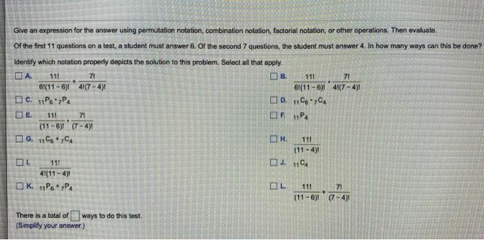 Solved Give An Expression For The Answer Using Permutation