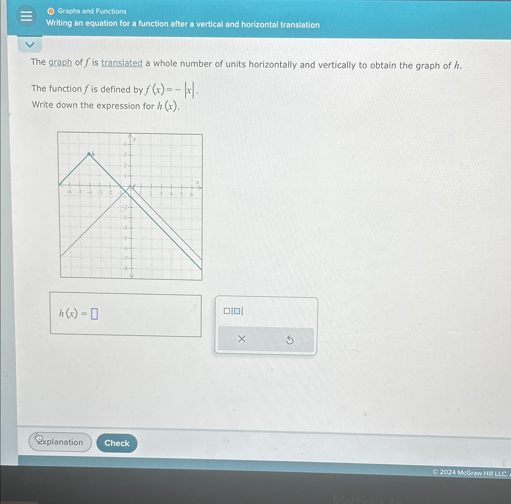 Solved Graphs and FunctionsWriting an equation for a | Chegg.com