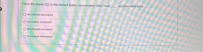 Solved Fill in the blanks (2): In the United States, | Chegg.com