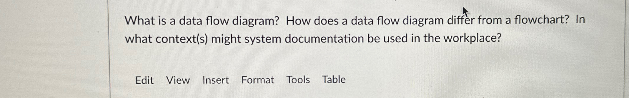 Solved What is a data flow diagram? How does a data flow | Chegg.com