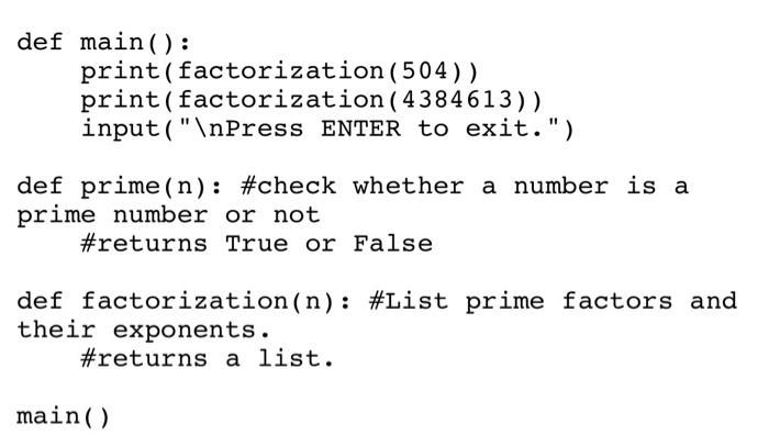 Solved Every natural number has a unique factorization up to | Chegg.com