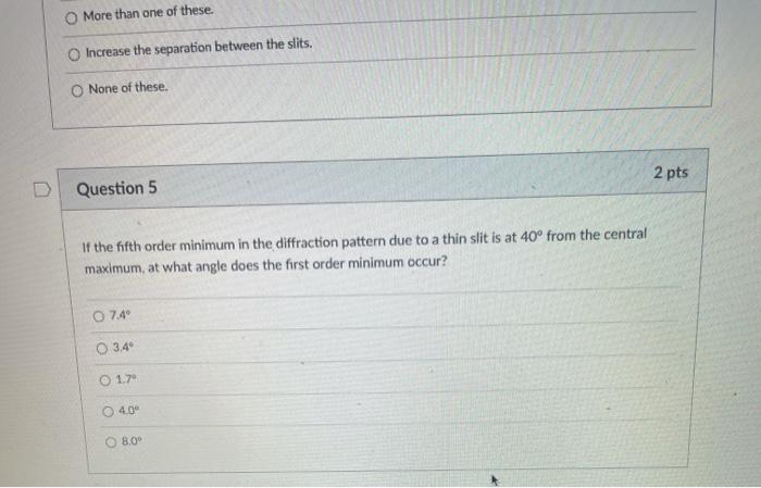 Solved More than one of these Increase the separation | Chegg.com