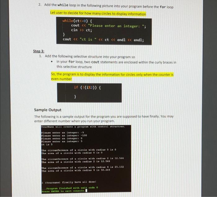 Solved C++i need the WHOLE codethe output needs to look | Chegg.com