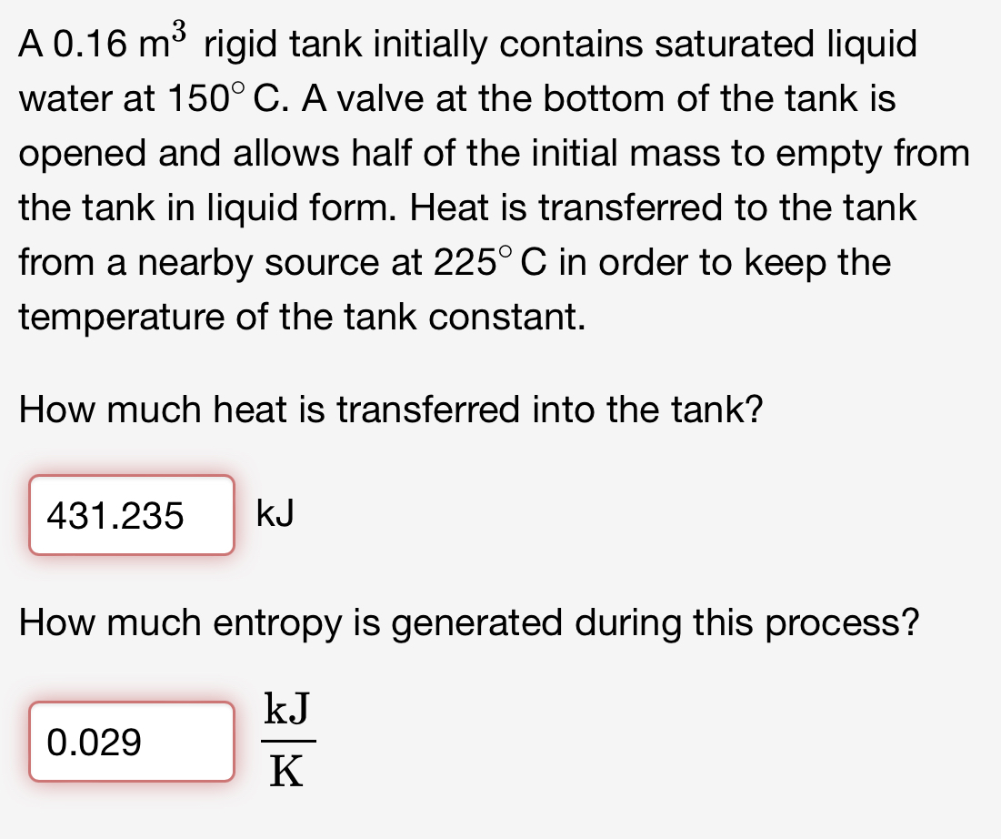 A 0.16m3 ﻿rigid tank initially contains saturated | Chegg.com