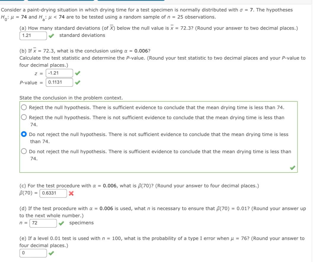 Solved Consider a paint-drying situation in which drying | Chegg.com