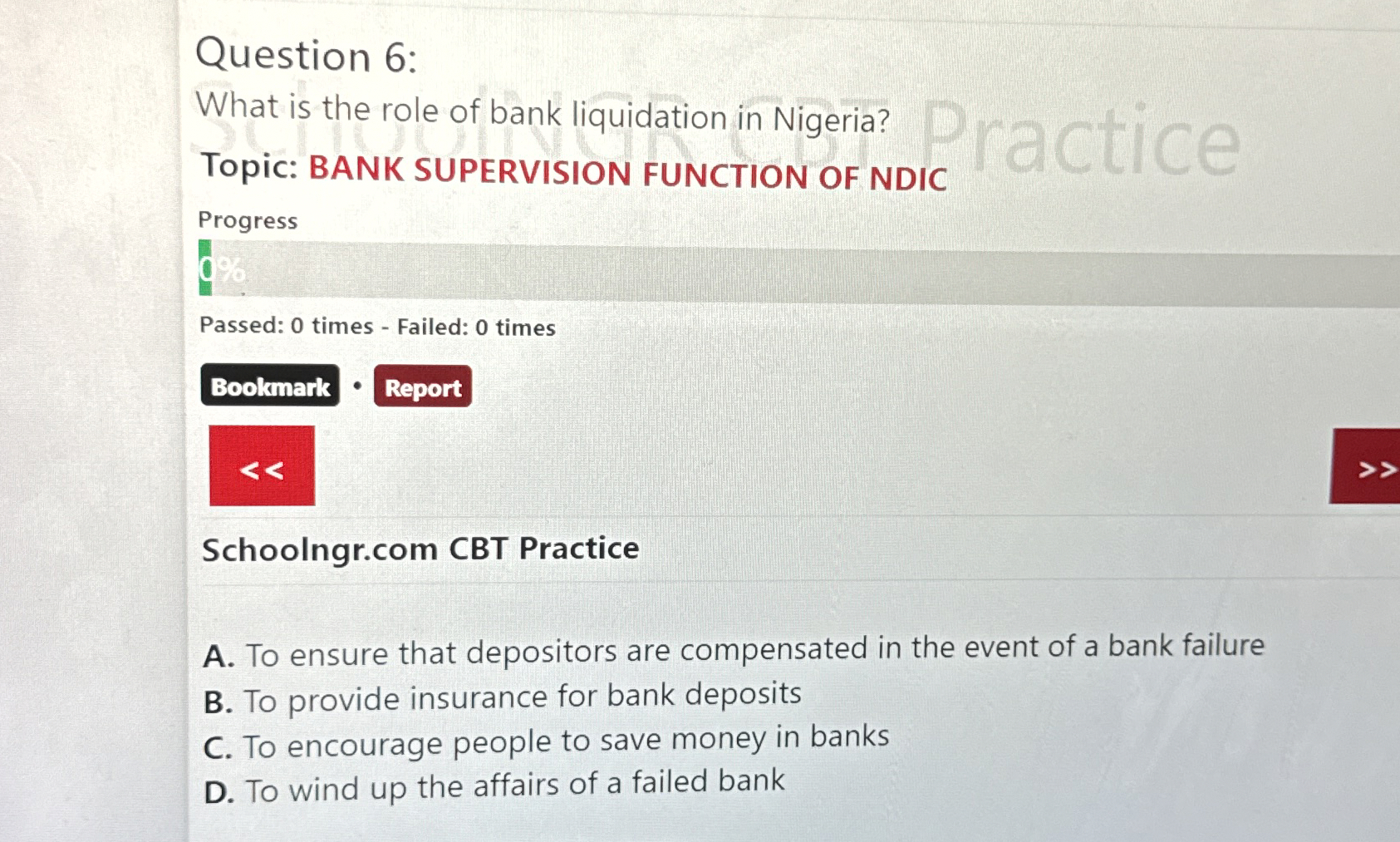 Solved Question 6:What is the role of bank liquidation in | Chegg.com