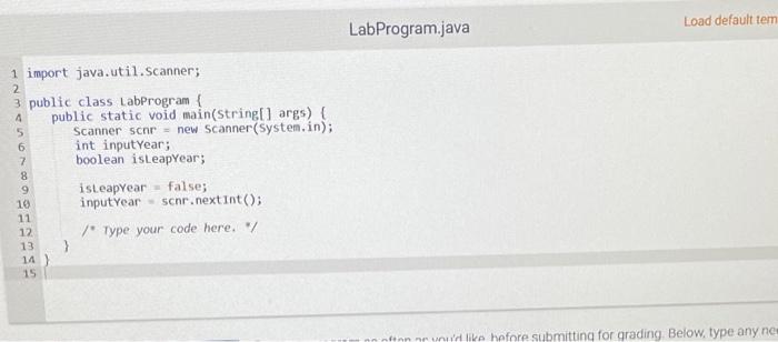 Solved please help with java code problem must use the code | Chegg.com