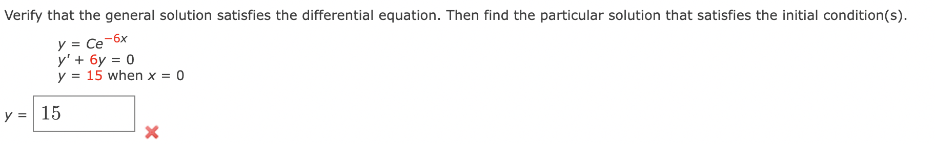 Solved Verify that the general solution satisfies the | Chegg.com