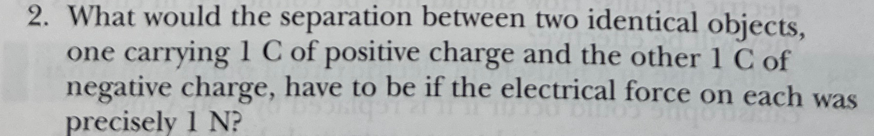 Solved What would the separation between two identical | Chegg.com