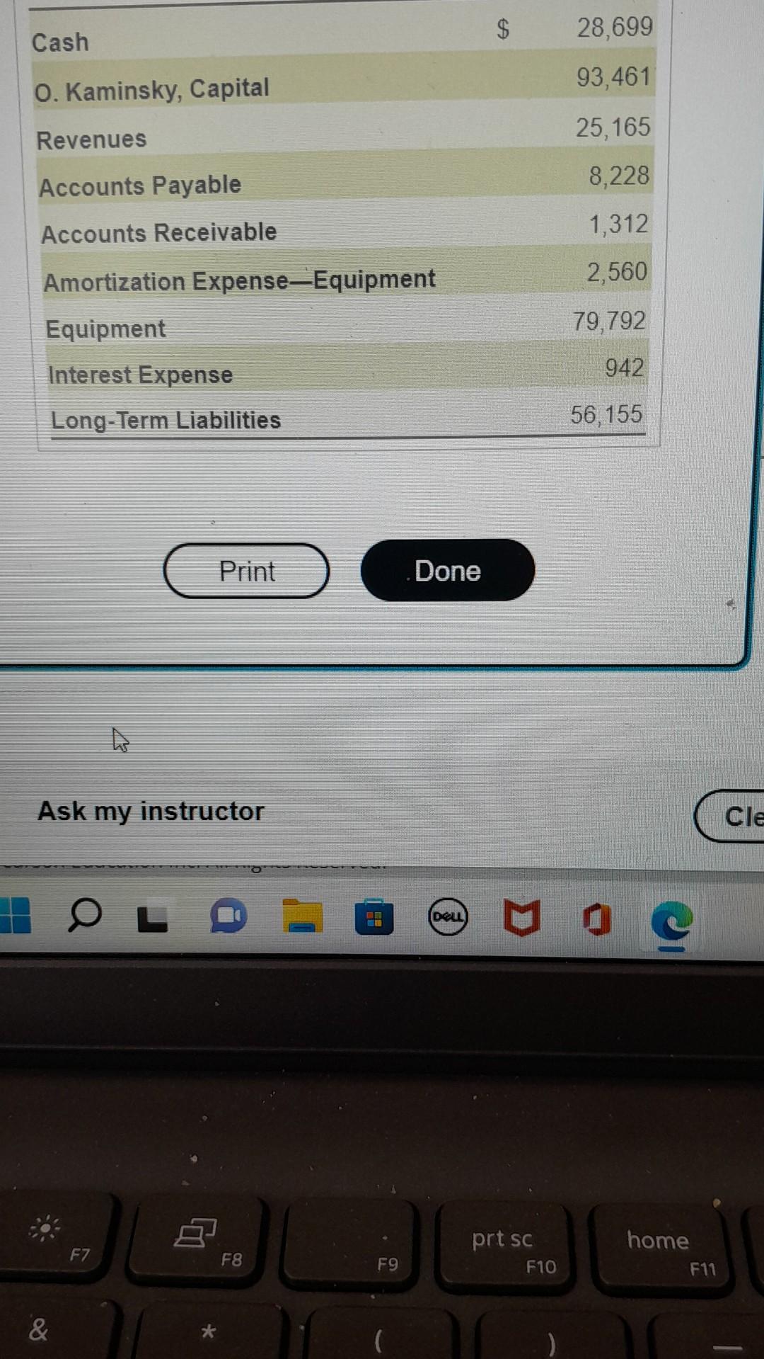 Print Done Ask my instructor | Chegg.com